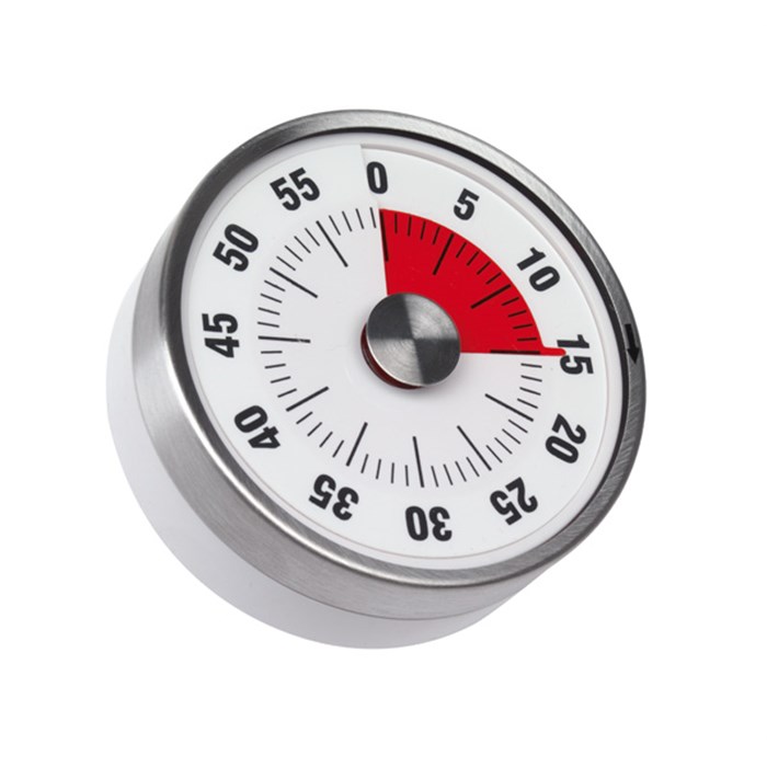 CDO Promocionales - Stainless steel kitchen timer "Finish"